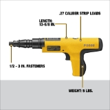 Buy DeWalt DDF212035P Powder Actuated Semi-Automatic Fastening Tool, 1/ ...